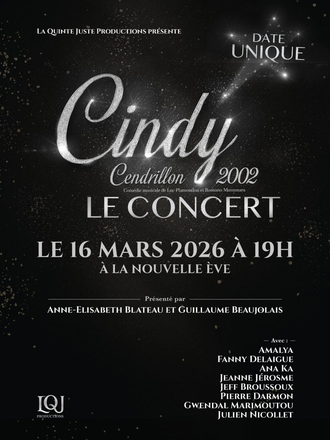 « Cindy : Cendrillon 2002 – Le Concert » : Une soirée exceptionnelle à ...